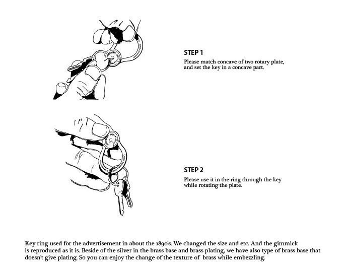 CDW/キャンディーデザイン＆ワークス｜DOLPHY Key Ring ドルフィーキーリング｜キーホルダー アメリカ ヴィンテージ ノベルティ｜TRUSS