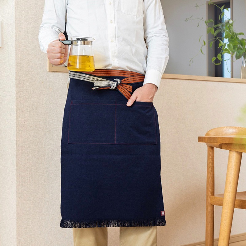 最高級1号前掛け 紺 前ポケット付き（商品番号_PL201） | すべての商品 | エニシング （TS CUBIC SHOPPING）