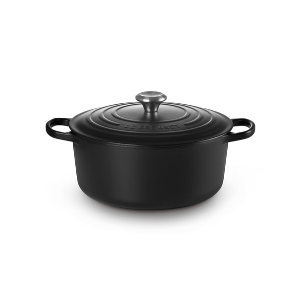 【お取り寄せ】ル・クルーゼ LE CREUSET シグニチャー ココット・ロンド 28cm マットブラック (BM) 21177280000430 | 卸・問屋・卸売り・BtoB仕入れ【ワイ ...