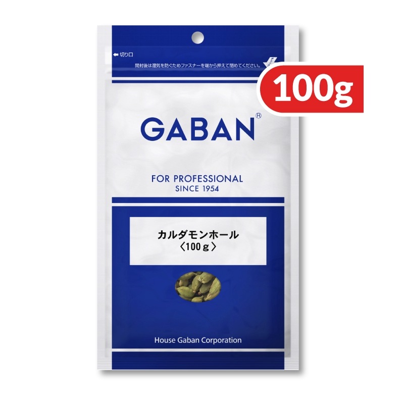 ハウスギャバン GABAN カルダモンホール 袋 100g | 調味料 | にっぽん津々浦々 本店