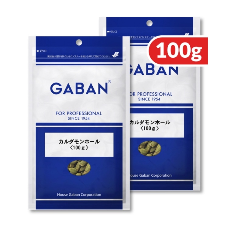 ハウスギャバン GABAN カルダモンホール 袋 100g × 2袋 | 調味料 | にっぽん津々浦々 本店