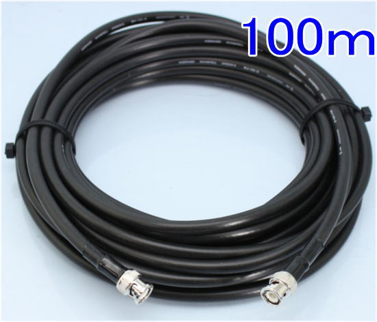 【SA-46940】 コネクタ付きビデオ接続5C2Vコード 100m BNCP/BNCP| 屋外/屋内対応可能な最新の防犯カメラを買うなら通販NET