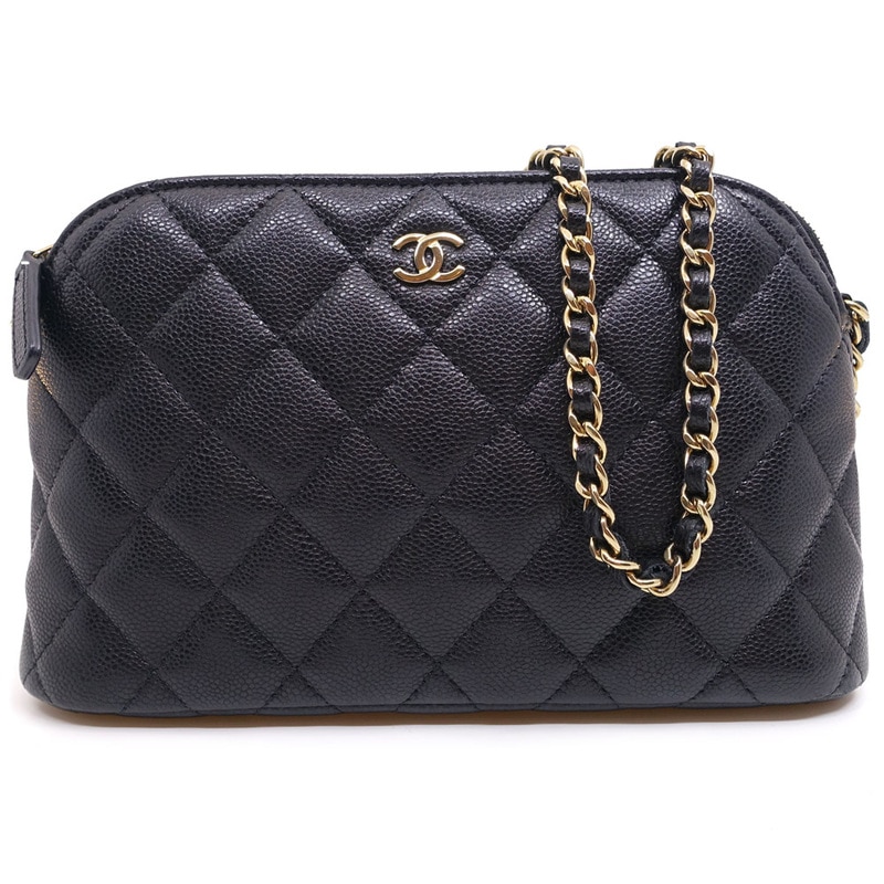 【栄】【CHANEL】シャネル タイムレスクラシック チェーンクラッチ マトラッセ ショルダーバッグ AP4016 ランダムシリアル キャビア ...