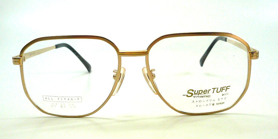 ヴィンテージ メタル スーパータフ SUPER TUFF 7041 GP 58mm 大きいサイズ 大きいメガネ 現品限り | その他フレーム ...