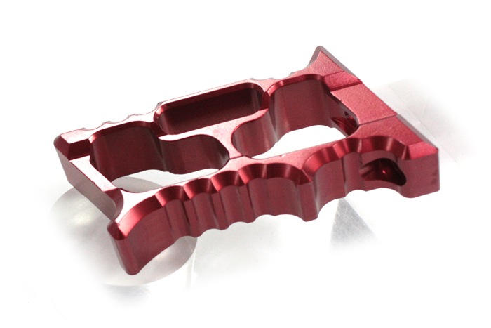 UFC-GRIP-49RD HALO MiniVertタイプ グリップ (MLOK&KEYMOD) RED