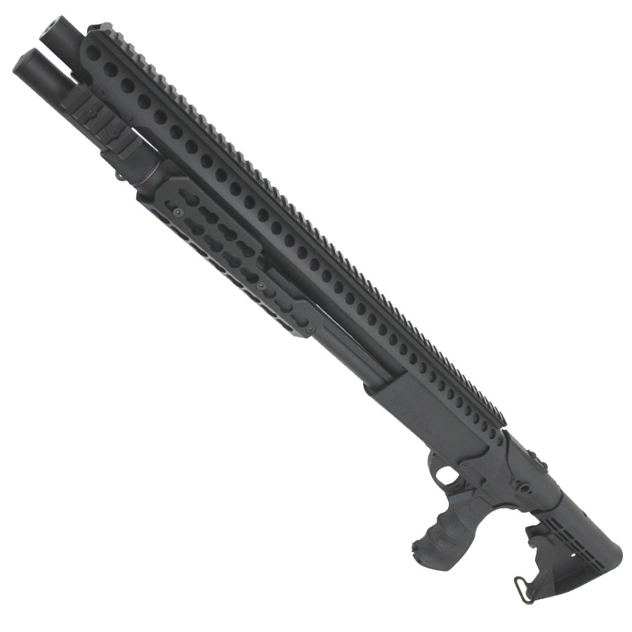 S&T M870 ロング KEYMOD タクティカル BK【180日間安心保証つき】