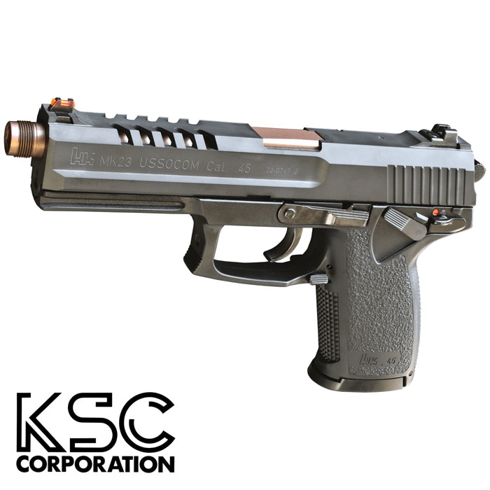 【さらに値下げ！】【限定特価】KSC MK23 ガンポートマスター CO2ガスブローバック ABS ≪限定品≫