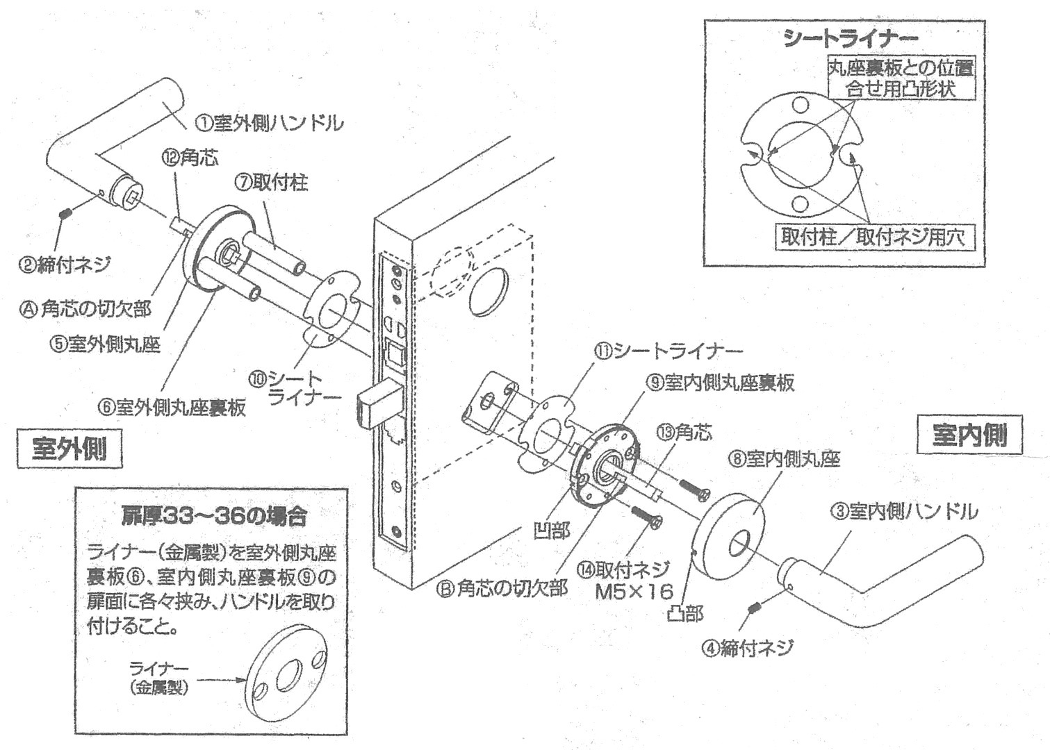 MIWA AU.シートライナー 美和ロック 電気錠 AU用 シートライナー（2枚セット） | 美和ロック,電気錠,AU | 電気錠、電気錠システム、防犯製品通販 ULオンライン