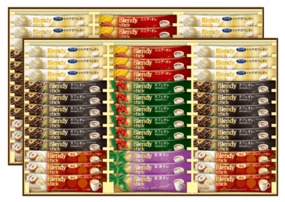 お歳暮 ギフト AGF「ブレンディ」スティック ウィンターカフェオレ コレクション BW-50 (-4369-805-)｜うまたゆ公式通販