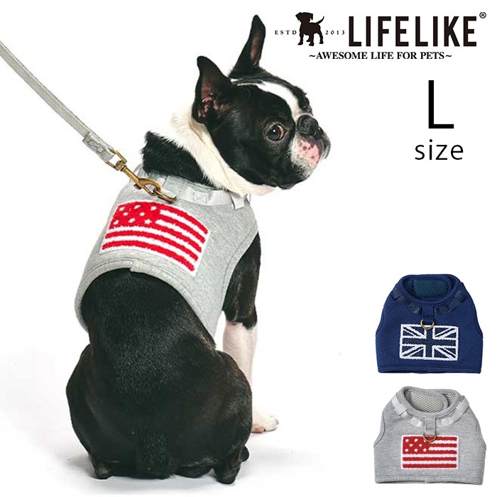 LIFELIKE ライフライク フラッグハーネス L | 商品種別,ペットアイテム,犬用雑貨,首輪・ハーネス・リード,ハーネス | uminecco（ウミネッコ）
