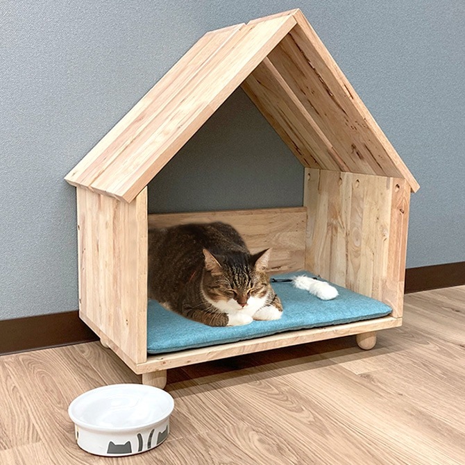 NATURAL SIGNATURE ナチュラルシグネチャー Cut-hus キャトハス ペットハウス | 商品種別,ペットアイテム,猫用家具,ハウス・ベッド,ハウス | uminecco（ウミネッコ）