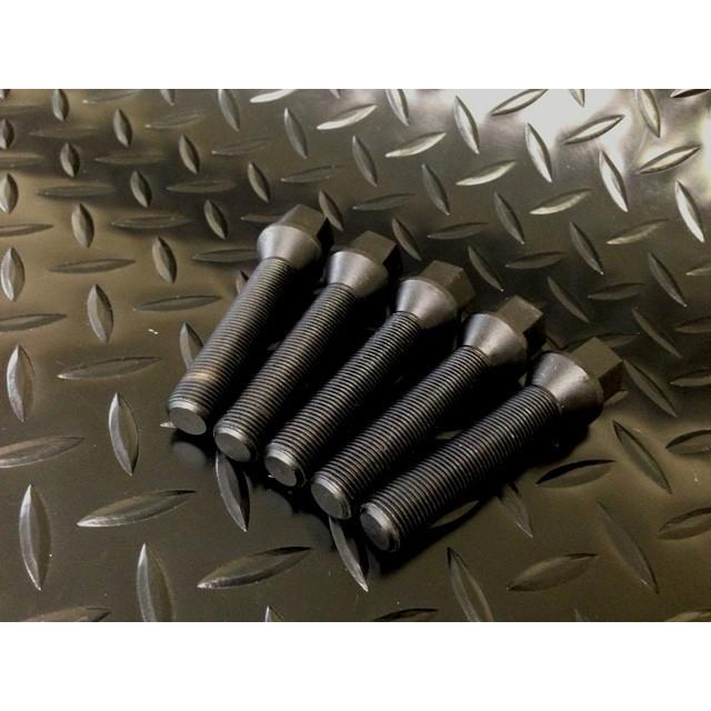 JAMEX製ホイールボルトブラック M14×P1.5 R14球面首下30ミリ 10本 | JAMEX | THREE POINT