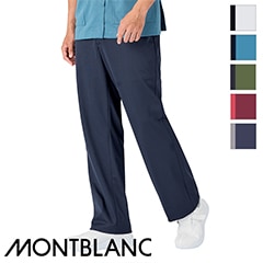 パンツ （ウエスト半ゴム・ひも入） [男女兼用]MB002 [MONTBLANC モンブラン] | パンツ,男女兼用 | 医療白衣のいしまる