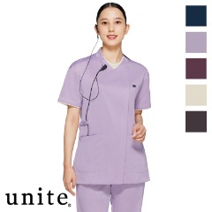 ファスナースクラブ [男女兼用] UN-0403 | UNITE（ユナイト）,スクラブ | 医療白衣のいしまる