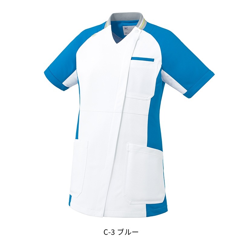 ファスナースクラブ [女性用] MZ-0401 | MIZUNO（ミズノ）,スクラブ | 医療白衣のいしまる