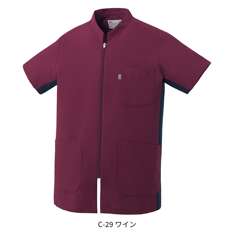 ファスナースクラブ [男女兼用] MZ-0403 | MIZUNO（ミズノ）,スクラブ | 医療白衣のいしまる