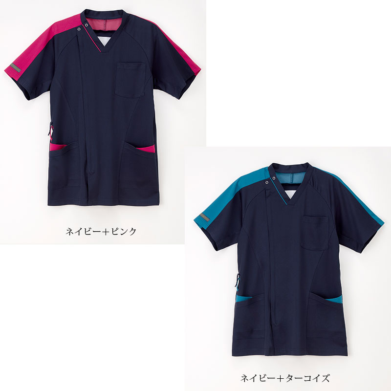 スクラブ [男性用] RF-5197 [返品・交換不可] [返品・交換不可] | Naway(ナガイレーベン) | 医療白衣のいしまる