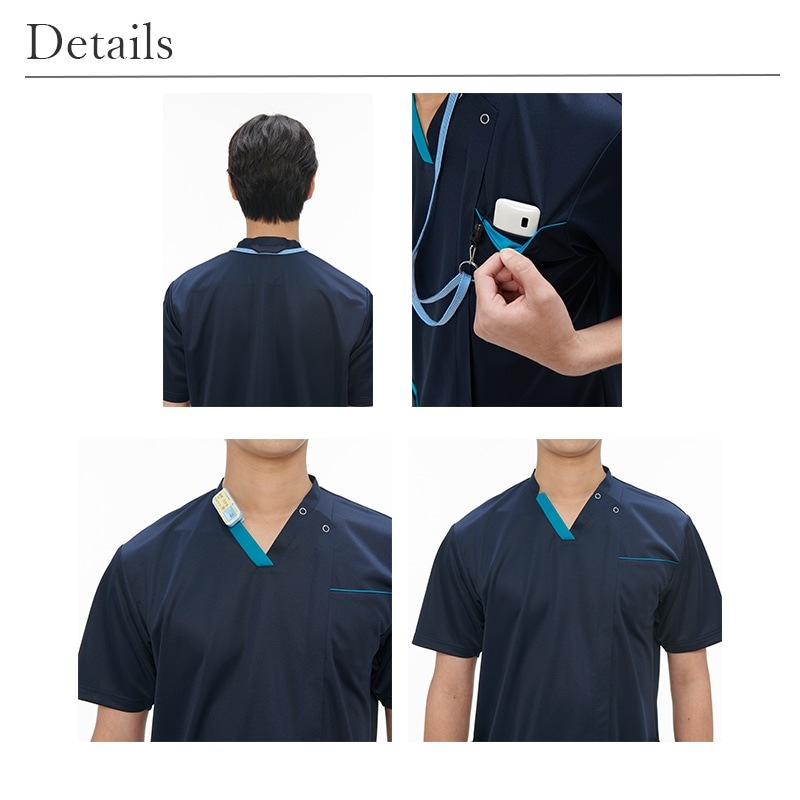 スクラブ [男女兼用] JD-5107 Naway ナウェイ [返品・交換不可] | 動きやすいといえばコレ！ スクラブ上下特集 | 医療白衣のいしまる