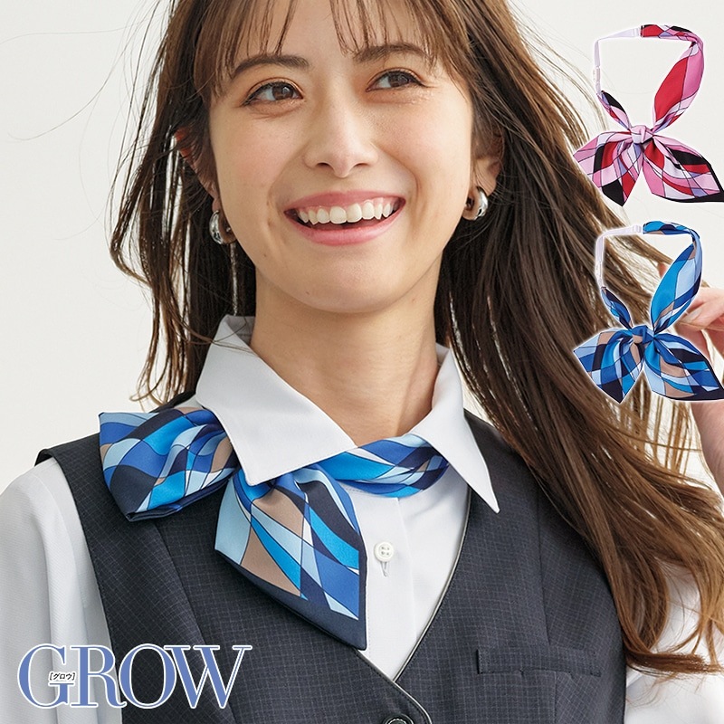 【送料無料】ブライトネス・タイ GNTL-2368 GROW グロウ | GROW / グロウ,冬物・オールシーズン,長袖ブラウス | 事務服 いしまる
