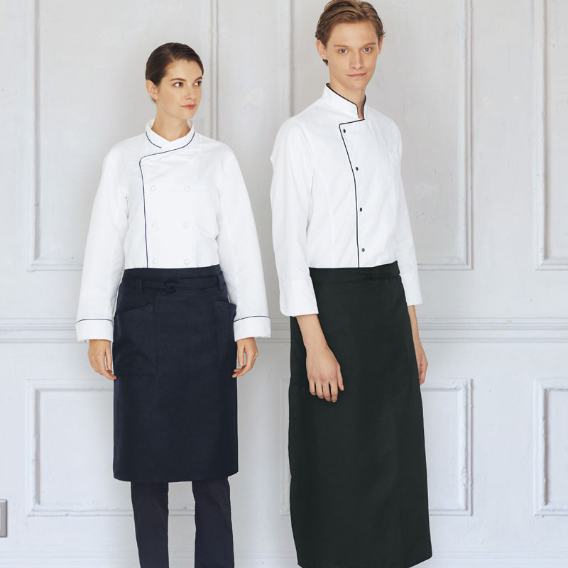 コックコート 長袖 [男女兼用] DN-8054 arbe アルベ CHITOSE チトセ | コックコート,長袖 | 飲食店制服 いしまる