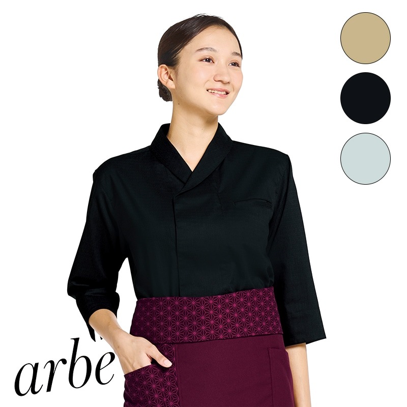 和風シャツ（七分袖） [男女兼用] DN-8909 arbe アルベ CHITOSE チトセ | シャツ・ブラウス,和風 | 飲食店制服 いしまる