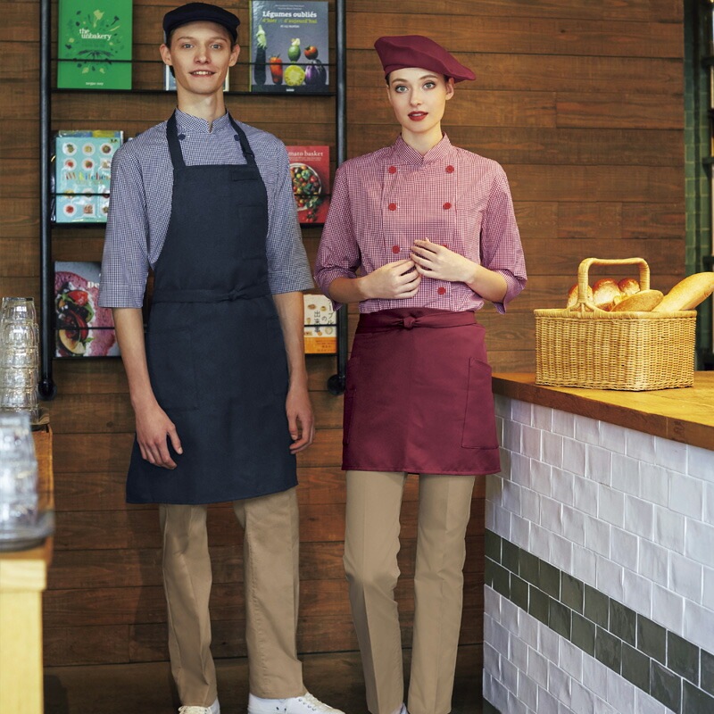 【特価】胸当てエプロン [男女兼用] T-8091 arbe アルベ CHITOSE チトセ | エプロン,胸付 | 飲食店制服 いしまる