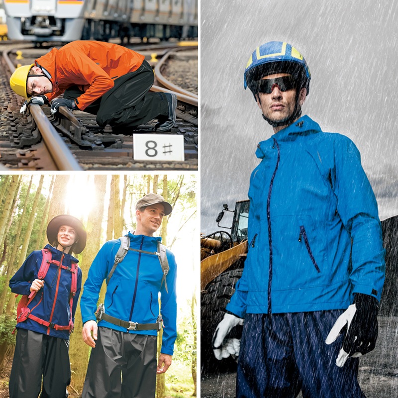 レインジャケット AZ-56317 [男女兼用]【SS-6L】 [AITOZ アイトス] | レインウェア,上着 | バートル作業服通販いしまる