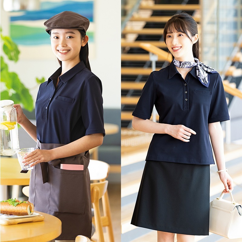 レディース半袖ポロシャツ AZ-50015 [女性用] AITOZ アイトス | ポロシャツ,半袖 | バートル作業服通販いしまる