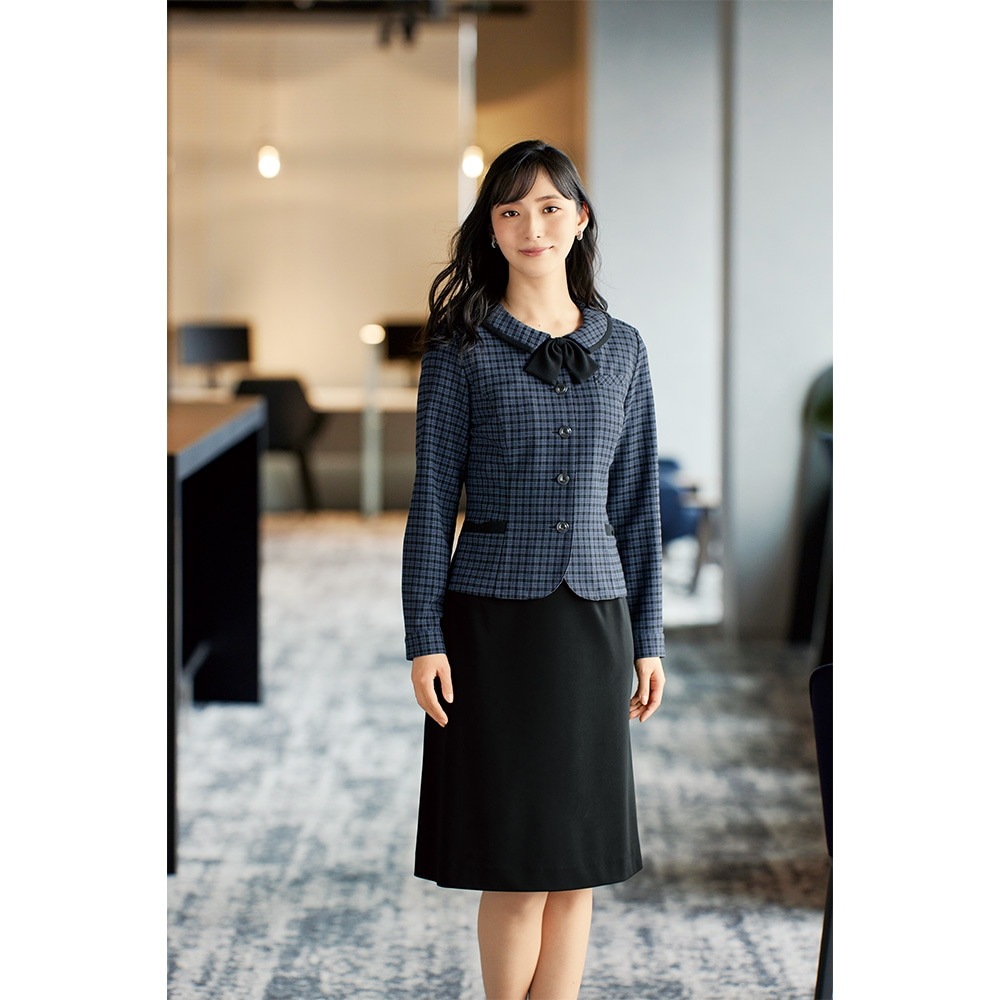 アンジョア en joie 長袖オーバーブラウス 21010 レディース ユニフォーム オフィス 制服 事務服 受付 コンパニオン ショールーム かわいい クリニック 宅配のみ