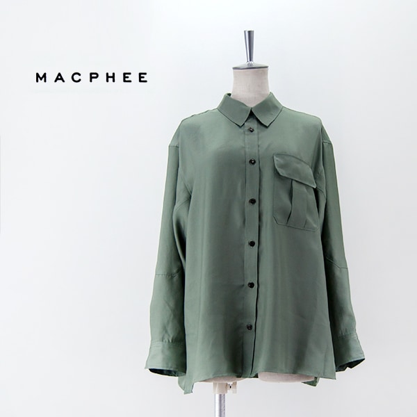 【SOLDOUT】TOMORROWLAND MACPHEE マカフィー レディース ワッシャーサテン アーミーシャツ[12-01-42-01208]【2024SS】の通販サイト【ユナイテッド ...