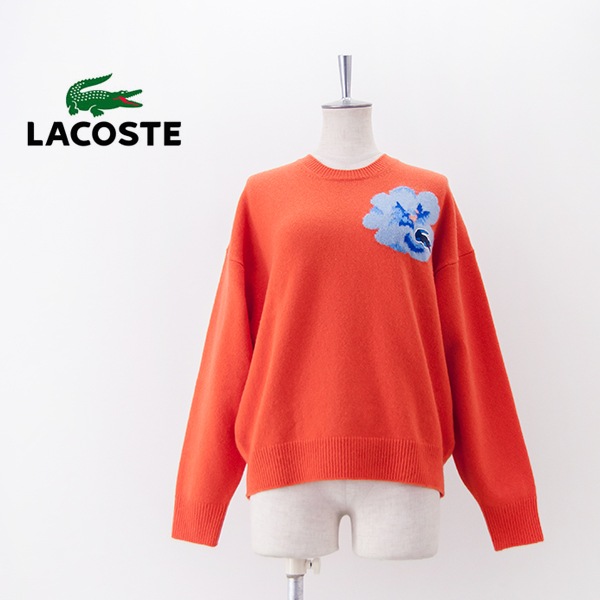 LACOSTE ラコステ レディース フラワージャカードハイゲージニットセーター[AF7028-10]【2024FW】の通販サイト【ユナイテッドオーク｜unitedoak】