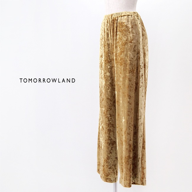 【SALE 40%OFF】TOMORROWLAND MACPHEE マカフィー レディース クラッシュベロア イージーワイドパンツ[12-04-34-04232]【2023FW】【返品交換不可 ...