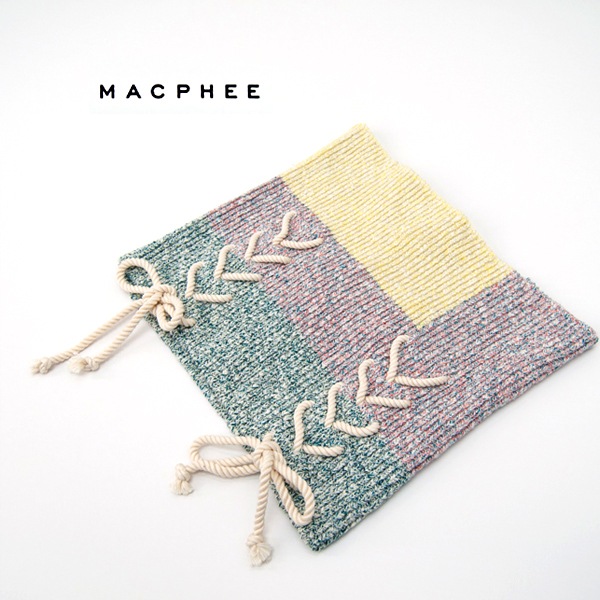 【SALE 50%OFF】TOMORROWLAND MACPHEE マカフィー レディース リネンコットンポリエステルリブ レースアップ ...