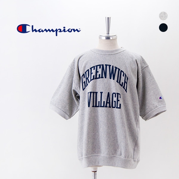 【SOLDOUT】Champion チャンピオン メンズ リバースウィーブ(R) ショートスリーブクルーネックスウェットシャツ[C3-B002 ...