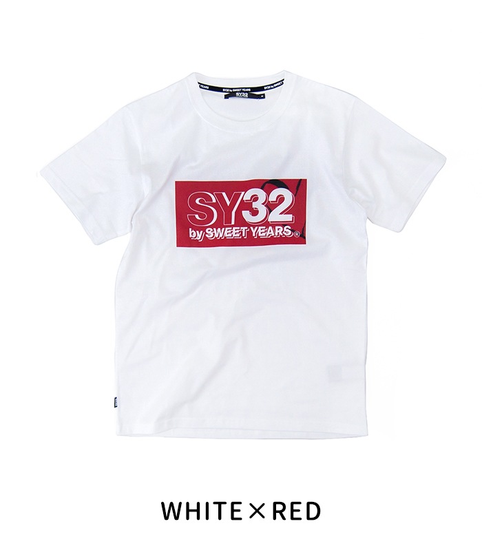 【SOLDOUT】SY32 by SWEET YEARS エスワイサーティトゥバイスィートイヤーズ メンズ ニューボックスロゴTシャツ ...
