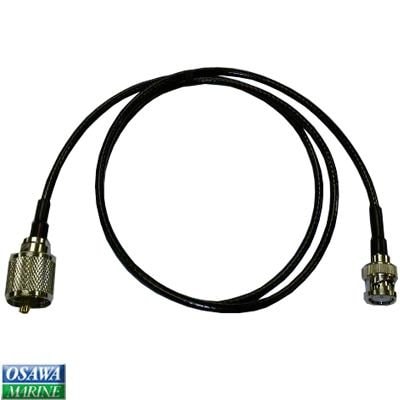 【ユニマットマリン｜IC-M36J通販】国際VHF ICOM-M36J用 コネクター付きケーブルBNCP-MP M102B 10m