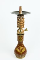 【LIMITED EDITION】Farida Hookahs ”Meshabik” ファリダフーカ リアルウッド（ブラスダウンステム ...