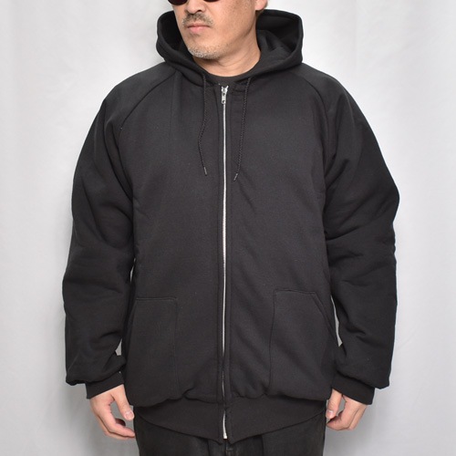 Snap'N'Wear/Thermal Lined Hooded Sweat Jacket（スナップンウエア サーマルパーカー）ブラック [a ...
