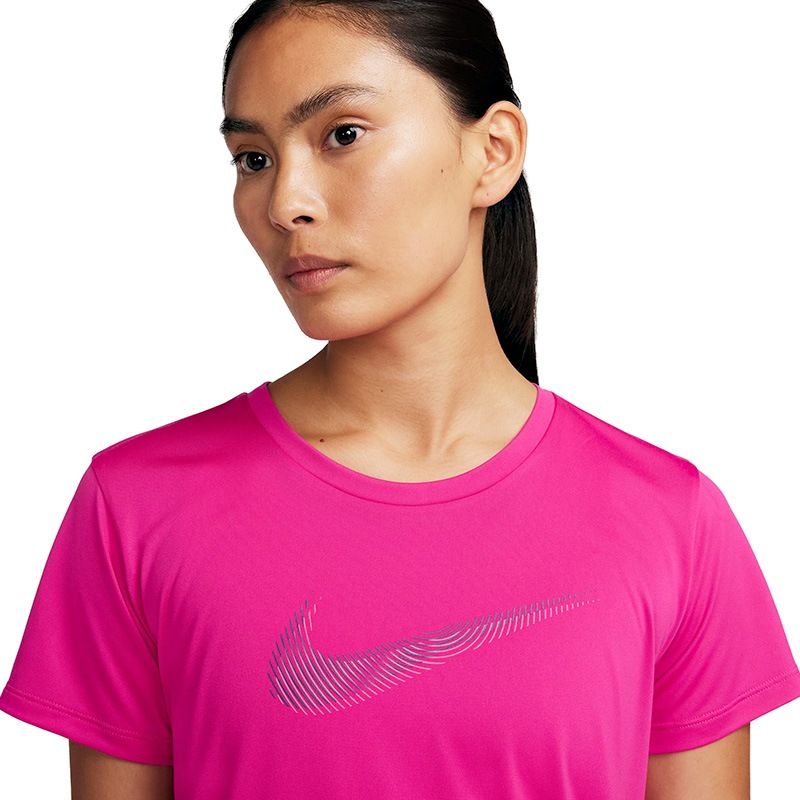ナイキ NIKE WS Dri-FIT スウッシュ ハイブリッド S/S トップ FB4697-615 レディース ランニング 半袖 Tシャツ ...
