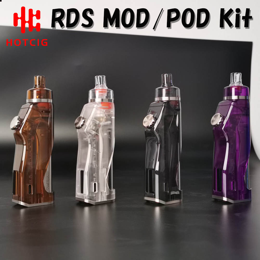 （12月下旬入荷予定） Hotcig RDS 80W TC Pod Kit プルーム対応ドリップチッププレゼント (ホットシグ アールディー ...