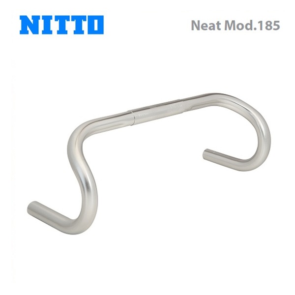 NITTO 日東 ロード アルミハンドルバー Neat Mod.185 26.0mm シルバー | パーツ,ハンドルバー | 自転車館びーくる