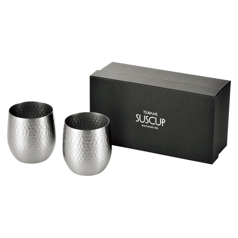 SUSCUP 鎚 サス鎚目ロックカップ340ml 2P | ギフト,食器 | tool Pad（ツールパッド）