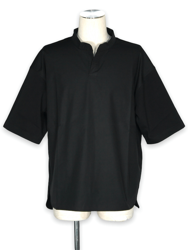 FORTUNA HOMME「Docking MaoCollar-Tee FHCT-0068」BLACK【フォルトゥナオム】 | トップス ...