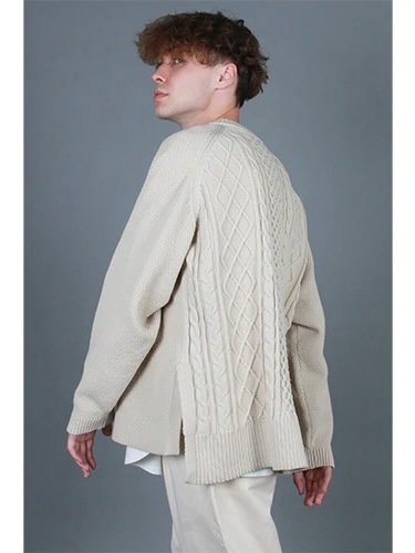 FORTUNA HOMME「ECOTEC CombiKnit PO FHKT-0085」ECRU【フォルトゥナオム】 | トップス,ニット ...