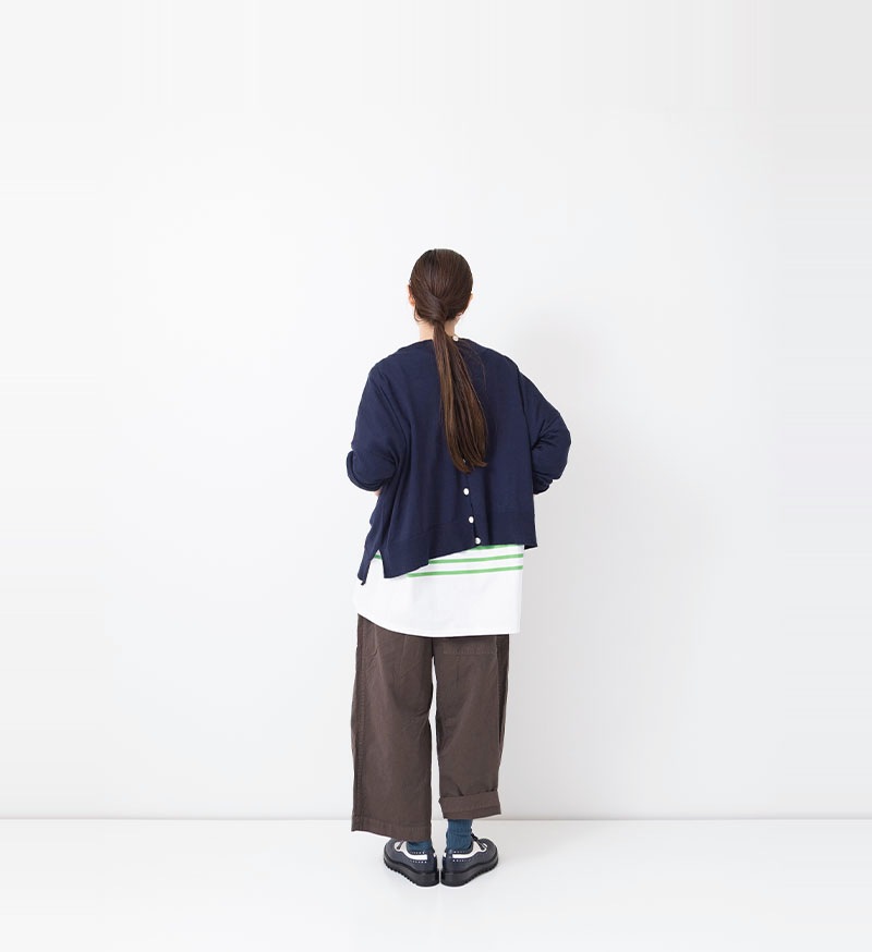 ST-122a 5COL 2WAY CARDIGAN - BASIC - Veritecoeur(ヴェリテクール)