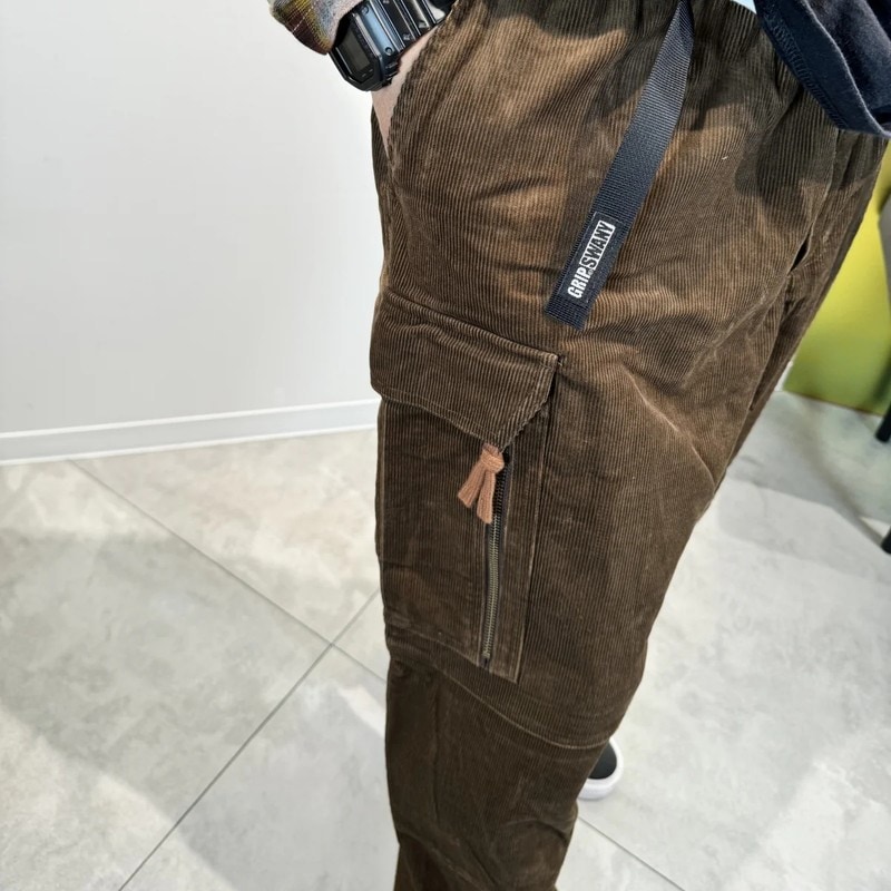 Grip Swany CORDUROY BUSH PANTS BLACK [グリップスワニー]