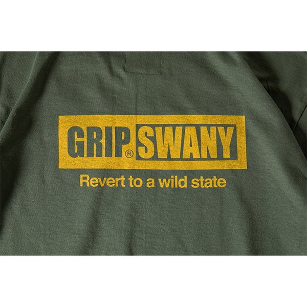 Grip Swany GS Logo Tee Military Green [グリップスワニー]