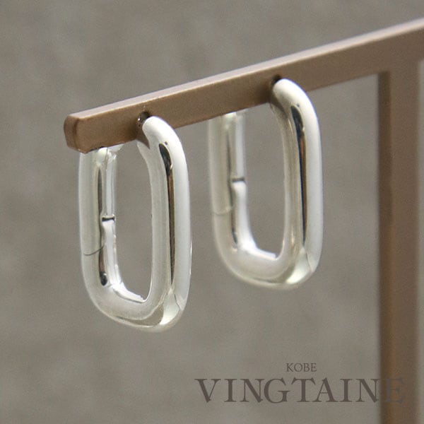 Silver925 スクエアキャッチレスピアス SVP184 | ピアス,フープ | ヴァンテーヌ（VINGTAINE）公式WEBSHOP
