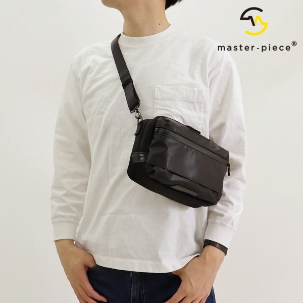 マスターピース master-piece ショルダーバッグ Progress Coating ver. プログレス エスシー ミニバッグ ブラック 02400-sc | ブランド [正規取扱店 ...