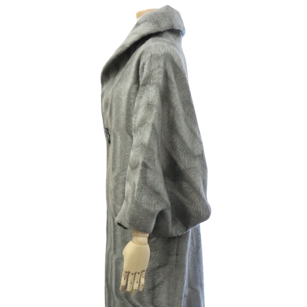 中古】 その他アウター コート ウール グレー系 ドルマンスリーブ